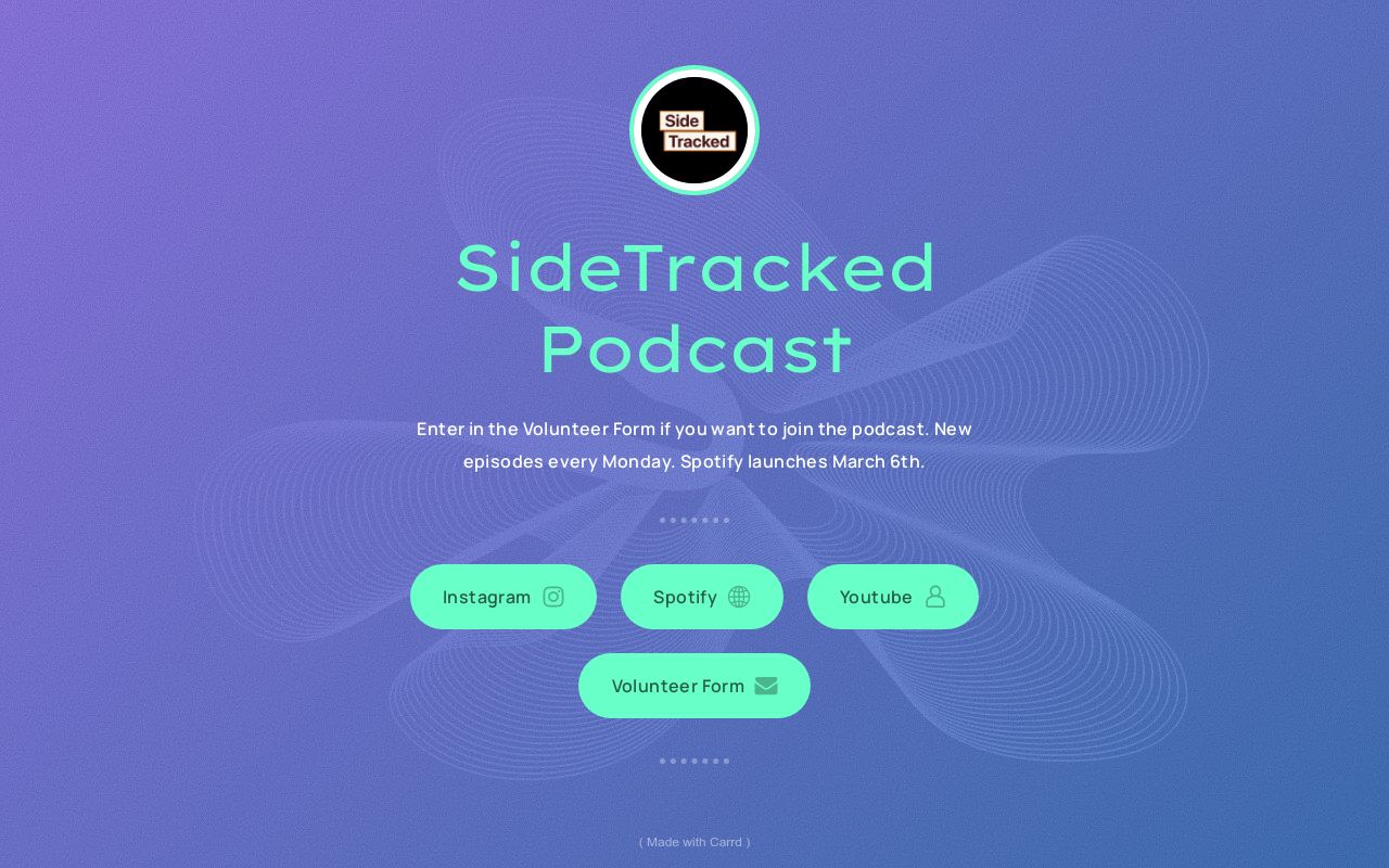 SideTracked the Podcast's Links